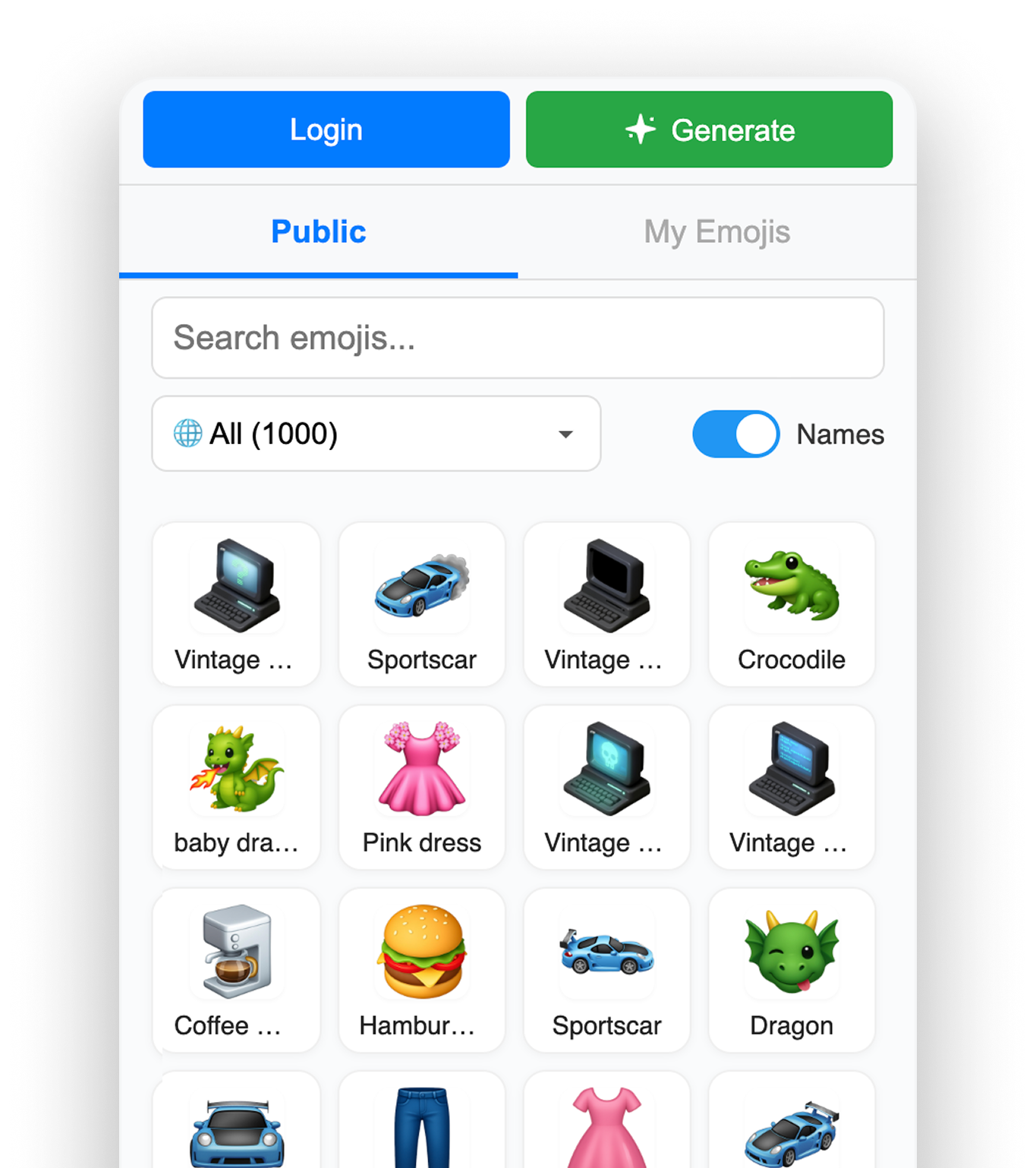 EmojiSuite - Create & Remix beautiful customizable emojis with AI